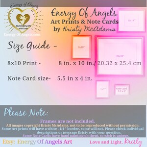 8x10 Print / Angel Wing Chakras / Chakra Angel / Reiki / - Etsy