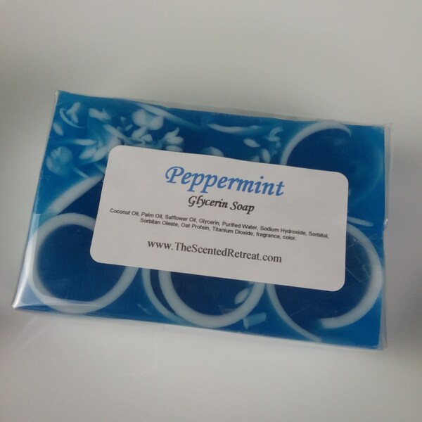 Peppermint Soap - Etsy