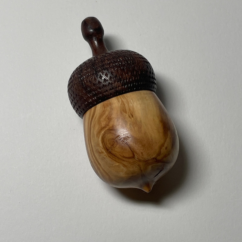 Wood Acorn - Etsy