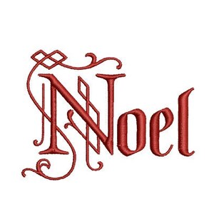 Noel Christmas Machine Embroidery Design, Christmas Embroidery Design ...