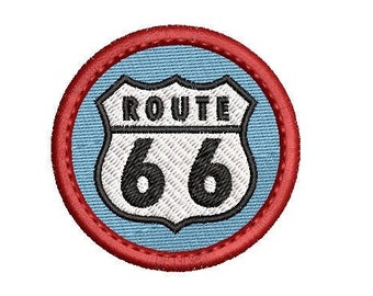 Route 66 Embroidery - Etsy
