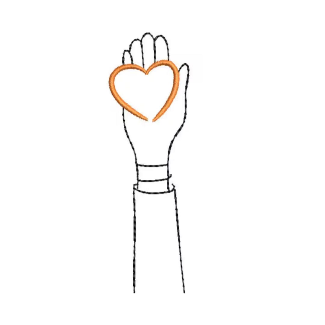 Disease Awareness Heart Machine Embroidery Design, Volunteering ...