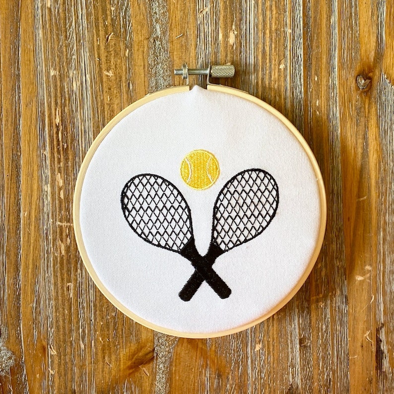 Tennis Machine Embroidery Design, Tennis Embroidery Design, Tennis ...
