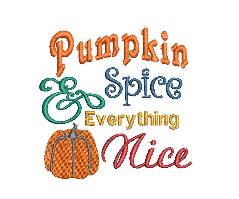 Collection of Autumn Machine Embroidery Design, 6 Designs, Autumn ...