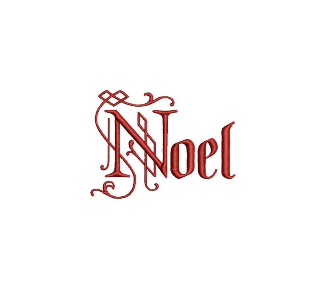 Noel Christmas Machine Embroidery Design, Christmas Embroidery Design ...