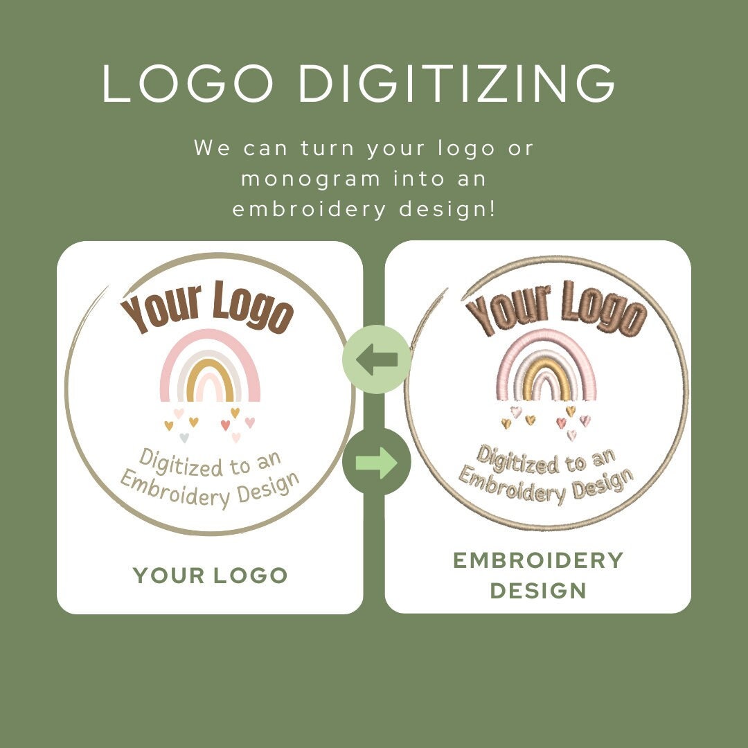 Logo and Monogram Digitizing for Embroidery Designs, Turn Your Logo ...