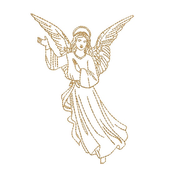 Angel Embroidery - Etsy
