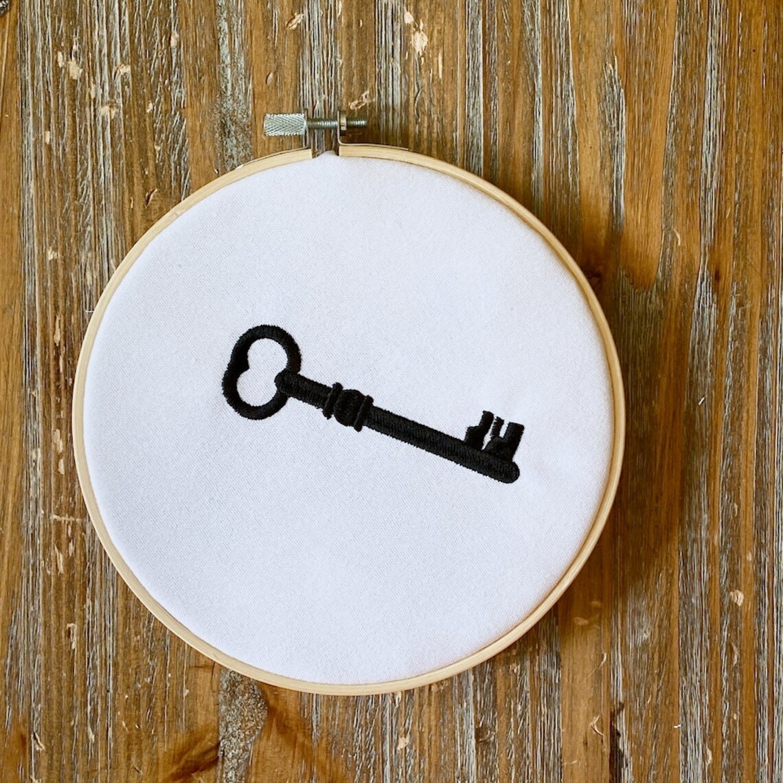 Key Embroidery Machine Embroidery Design, 2 Sizes, Key Embroidery ...