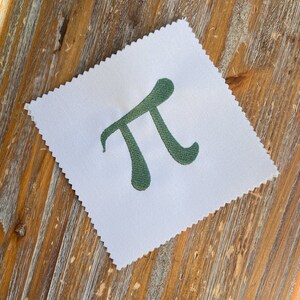 Pi Machine Embroidery Design 3.1415, Pi Embroidery Design, Teacher ...