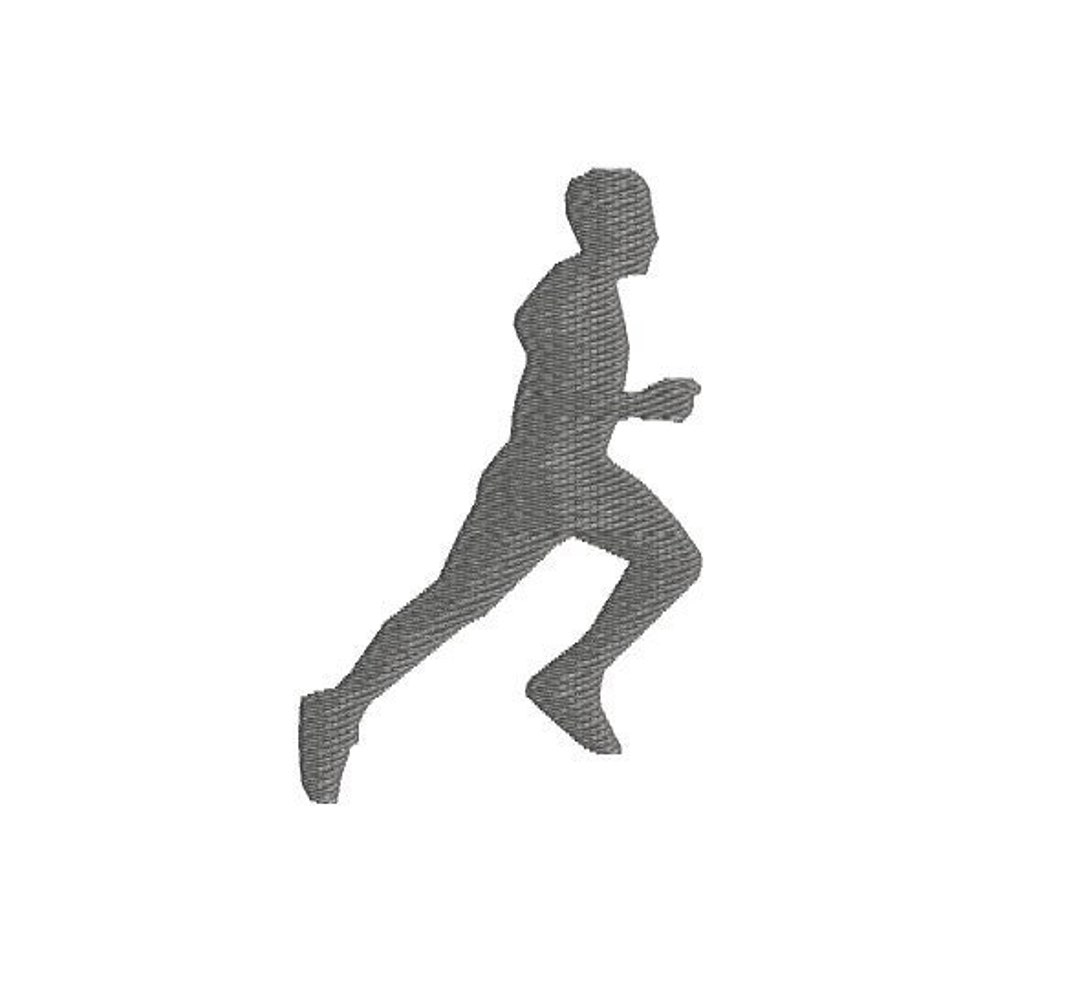 Run Machine Embroidery Design, 2 Sizes, Run Embroidery Design, Runner ...