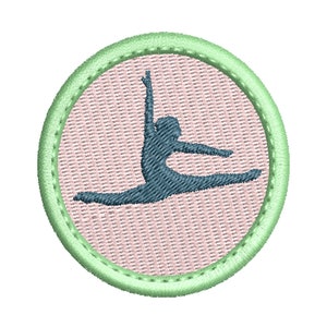 Dance Patch Machine Embroidery Design, 2 Designs, Patch Embroidery ...