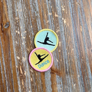 Dance Patch Machine Embroidery Design, 2 Designs, Patch Embroidery ...