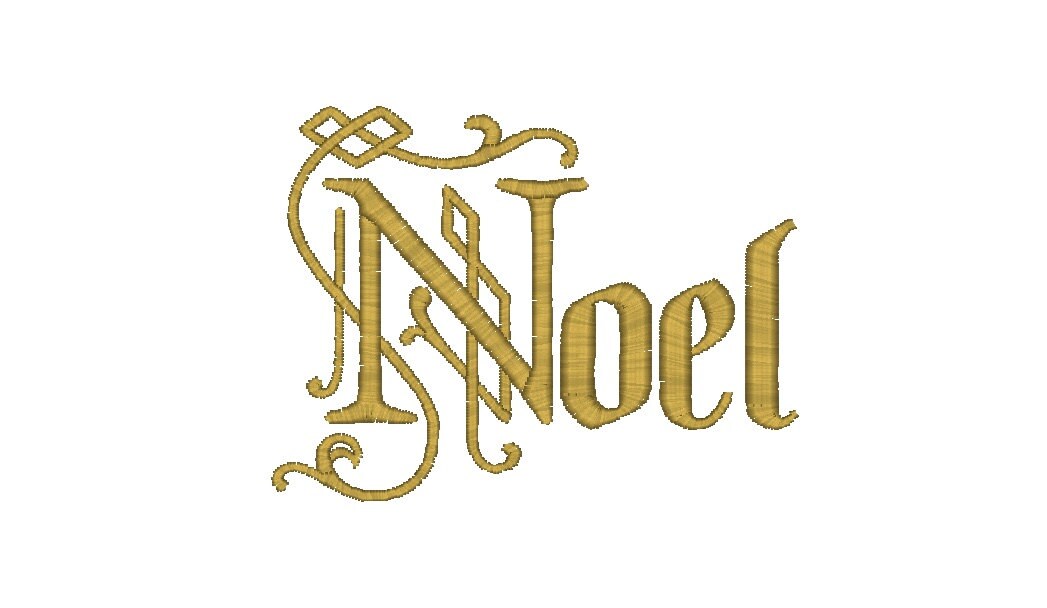 Noel Christmas Machine Embroidery Design Christmas embroidery | Etsy