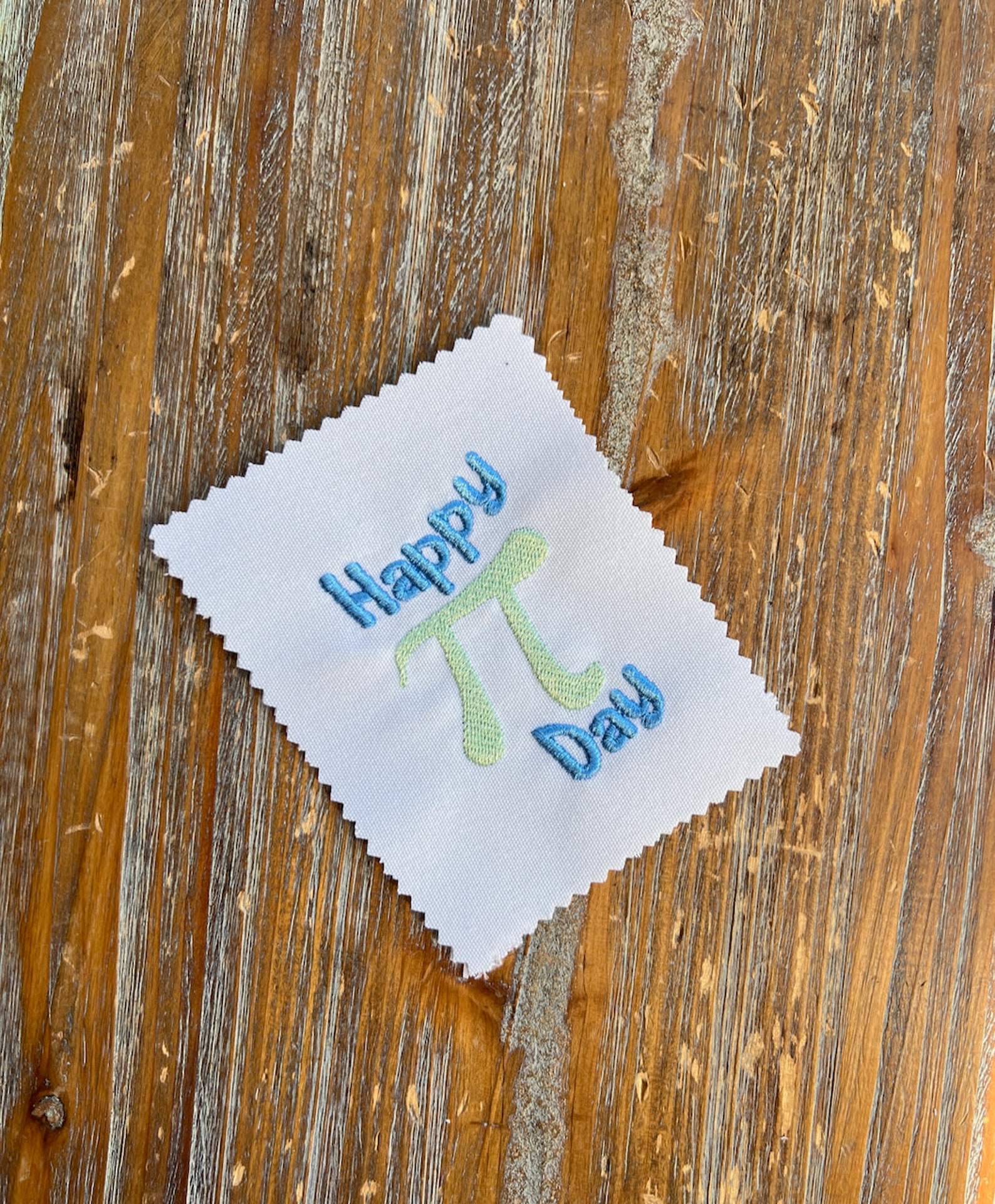 Happy Pi Day Machine Embroidery Design Pi Embroidery Design | Etsy