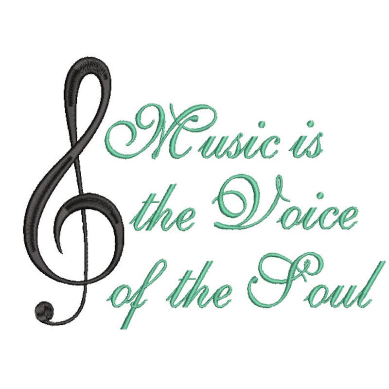 Music Embroidery - Etsy