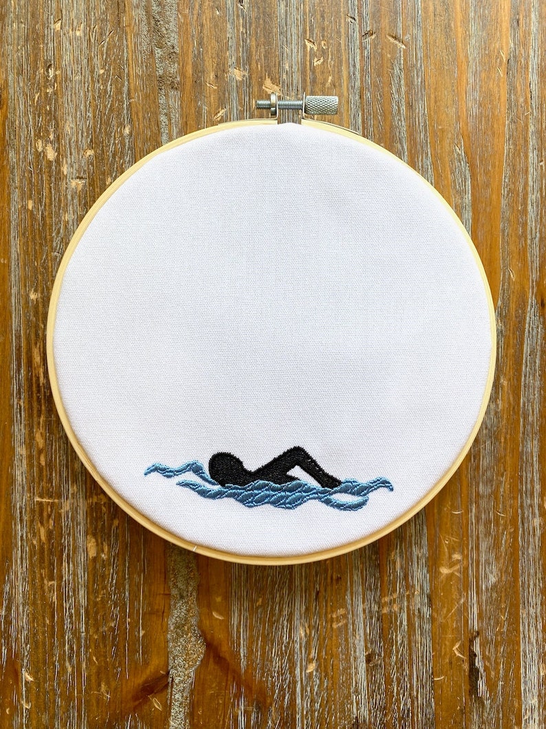 Swim Machine Embroidery Design, Swim Embroidery Design, Swimming ...