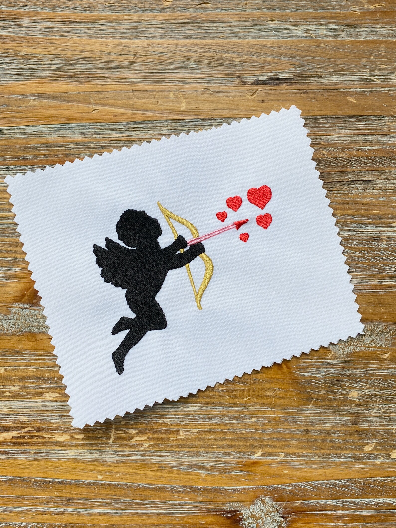 Cupid Machine Embroidery Design Valentine's Day - Etsy