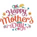 Happy Mother's Day Machine Embroidery Design, 2 Sizes, Mother's Day ...