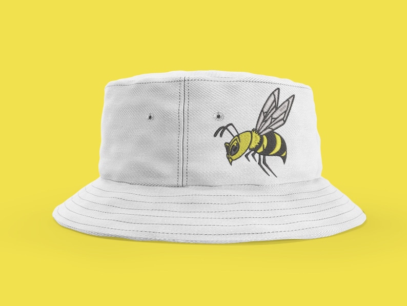 Yellow Jacket Embroidery Design 4x4 Hoop - Etsy