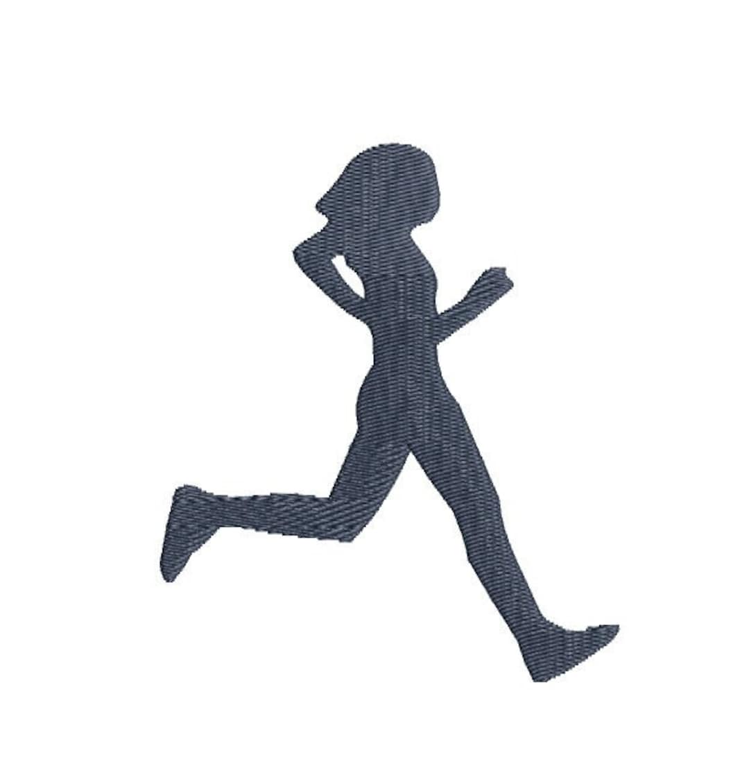 Run Machine Embroidery Design,2 Sizes, Run Embroidery Design, Runner ...