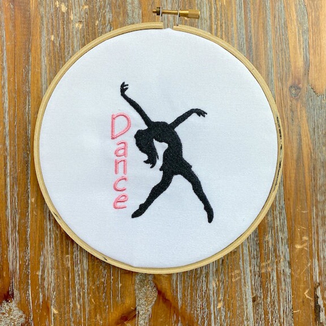 Dance Machine Embroidery Design / 2 Designs Dance Silhouette | Etsy