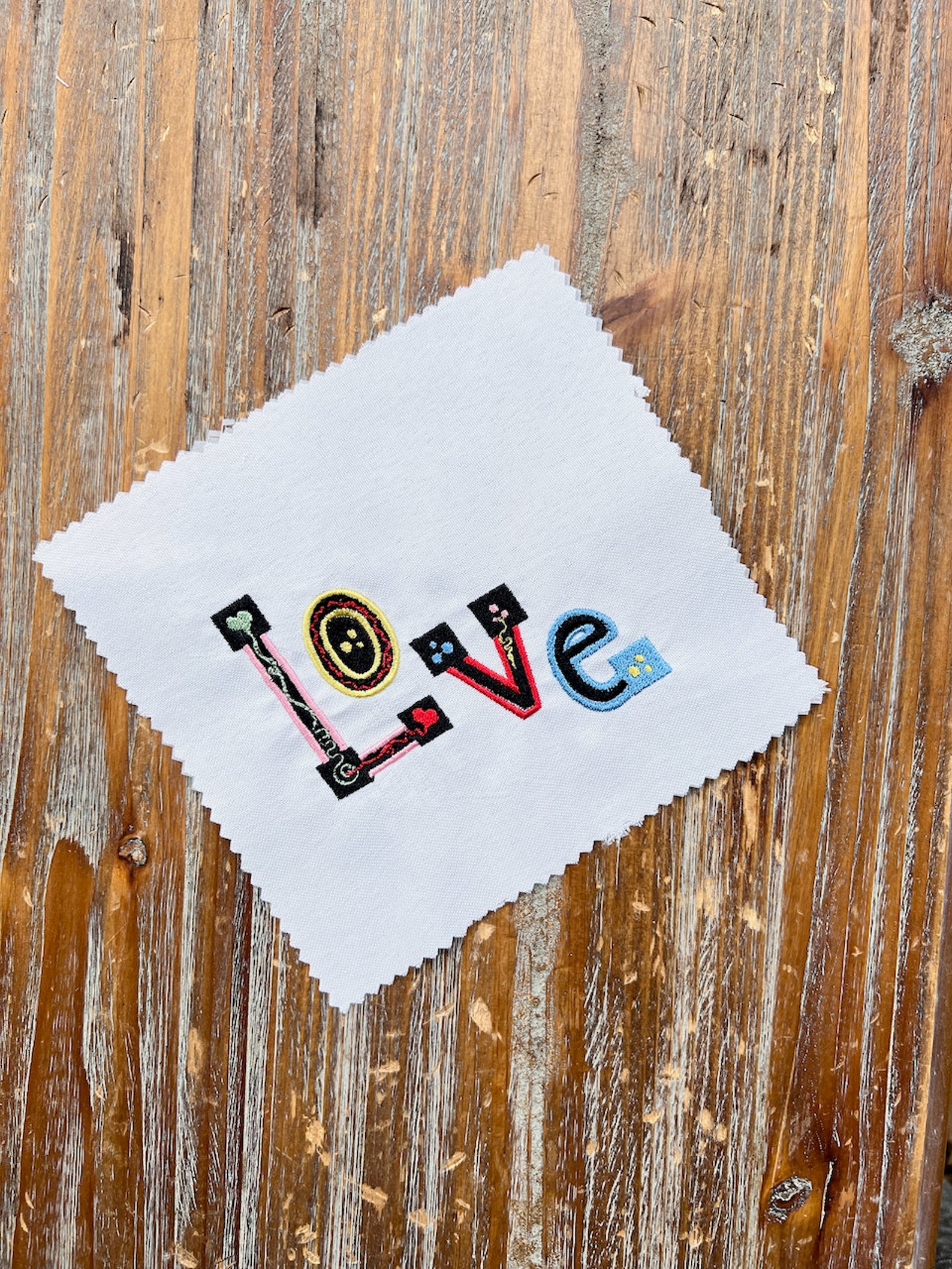 Funky Love Machine Embroidery Design Love Embroidery 2 - Etsy