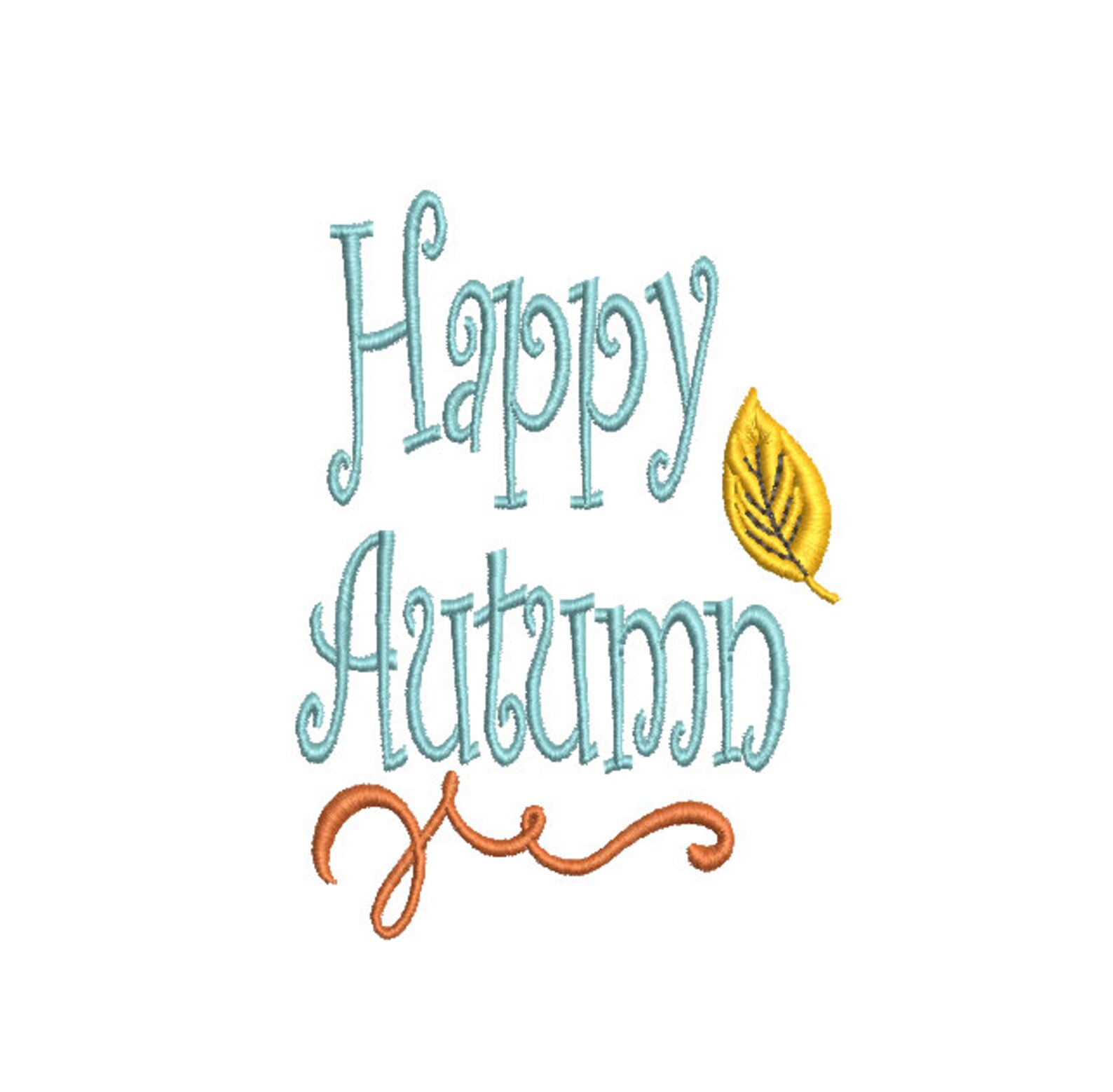 Collection of Autumn Machine Embroidery Design, 6 Designs, Autumn ...