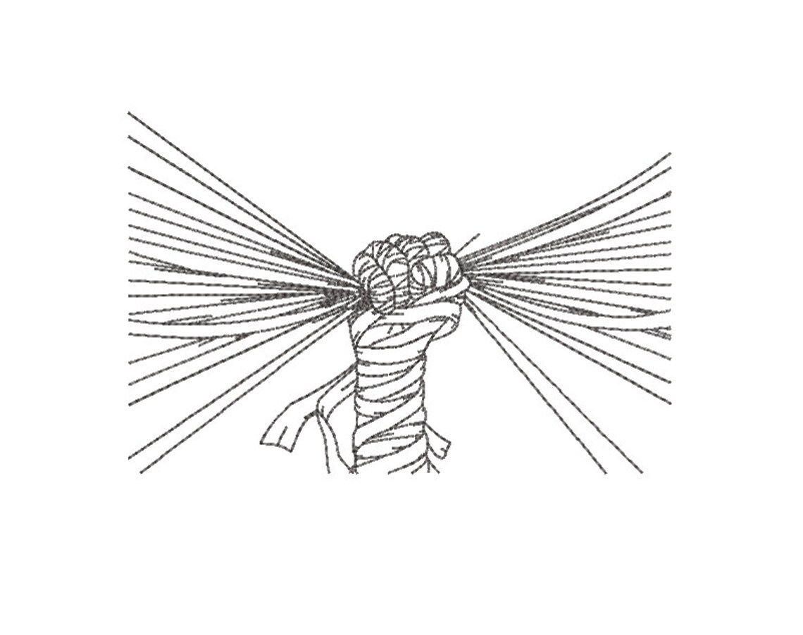 Mummy Machine Embroidery Design Halloween Embroidery Design - Etsy