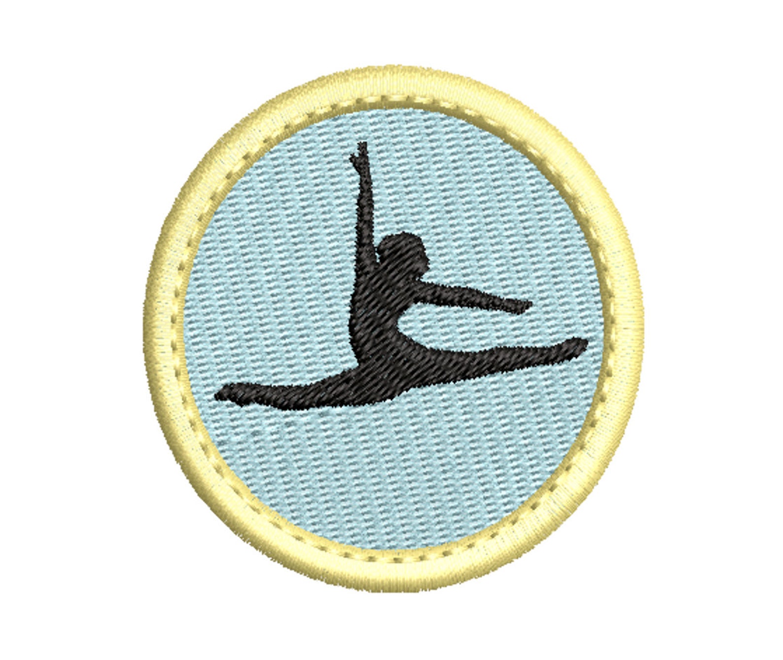 Dance Patch Machine Embroidery Design 2 Designs Patch | Etsy