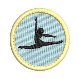 Dance Patch Machine Embroidery Design, 2 Designs, Patch Embroidery ...