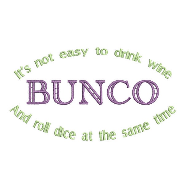 Bunco Embroidery - Etsy