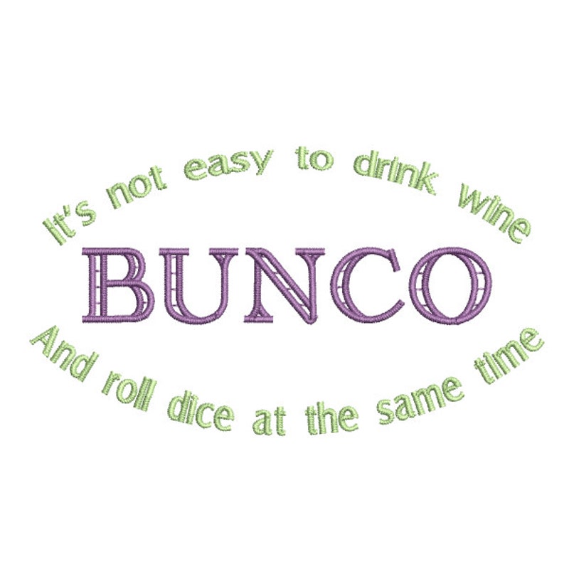 Bunco Embroidery - Etsy