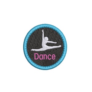 Dance Patch Machine Embroidery Design, 2 Designs, Patch Embroidery ...