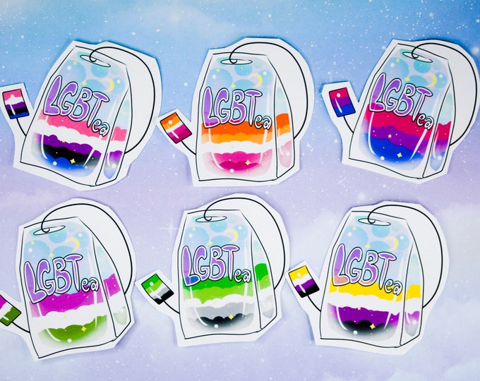 LGBT lgbtea Vinyl Gloss Sticker Set 2 - Etsy