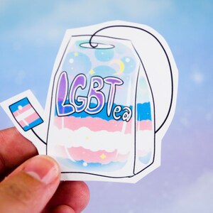 LGBT+ "lgbtea" Vinyl Gloss Sticker Set #1 - Etsy