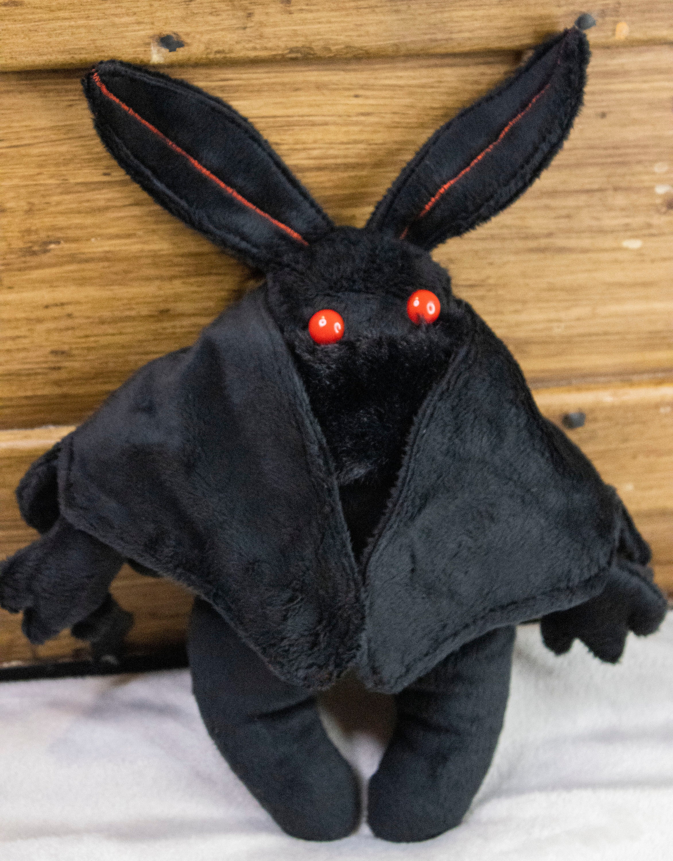 Mothman Plush 12 Inches - Cryptid Super Soft Minky W/ Weighted Bean ...