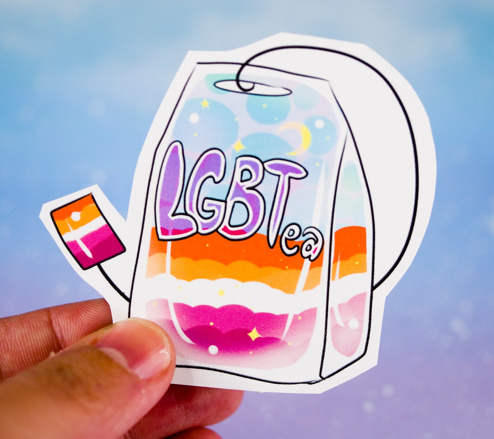 LGBT lgbtea Vinyl Gloss Sticker Set 2 | Etsy