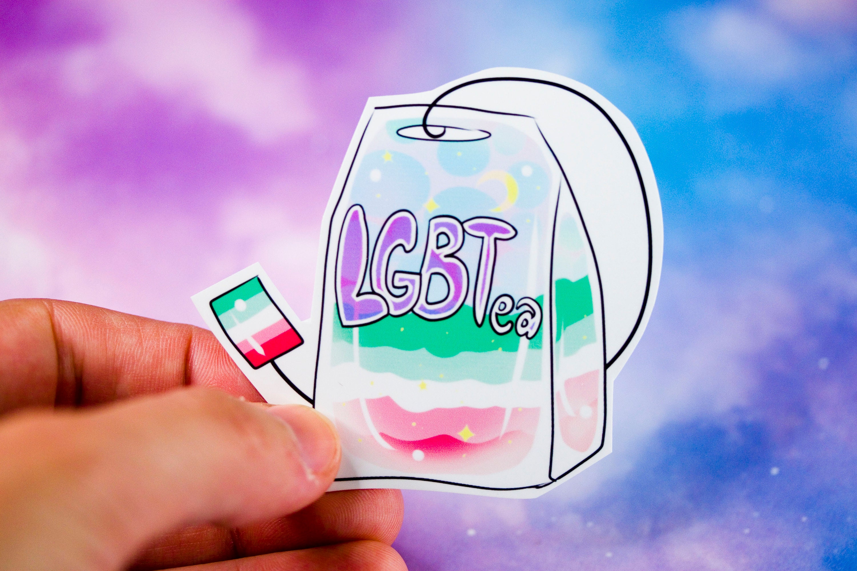LGBT LGBTea Vinyl Gloss Sticker Set 3 | Etsy