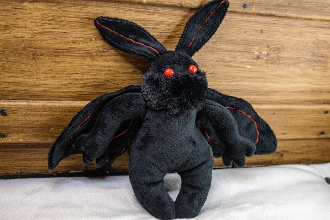 Mothman Plush 12 Inches - Cryptid Super Soft Minky W/ Weighted Bean ...