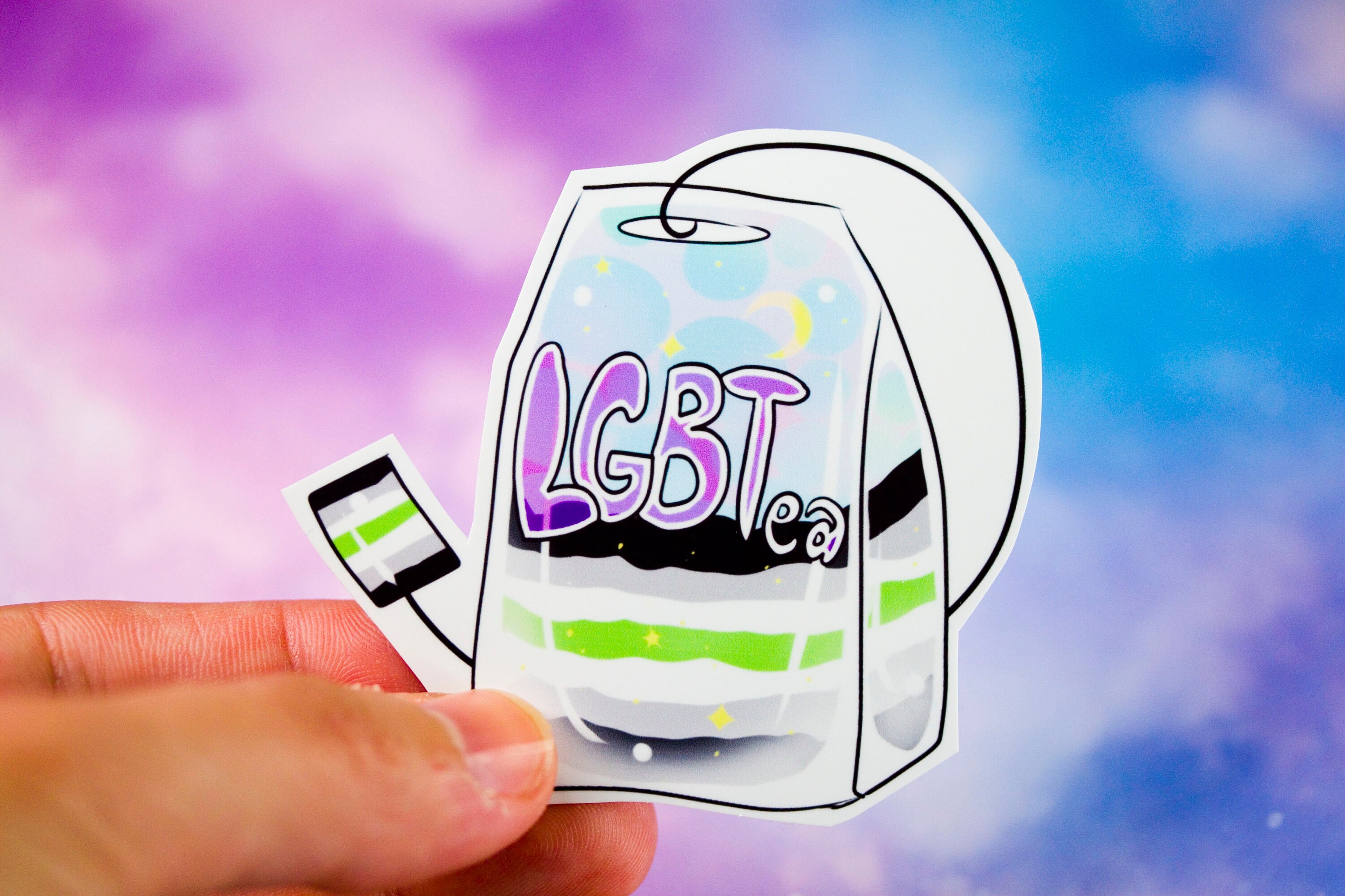 LGBT LGBTea Vinyl Gloss Sticker Set 3 | Etsy