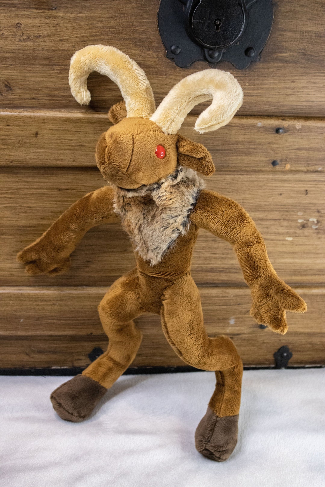 Goatman Plush 17 Inches - Cryptid Super Soft Minky Fabric MADE TO ORDER ...