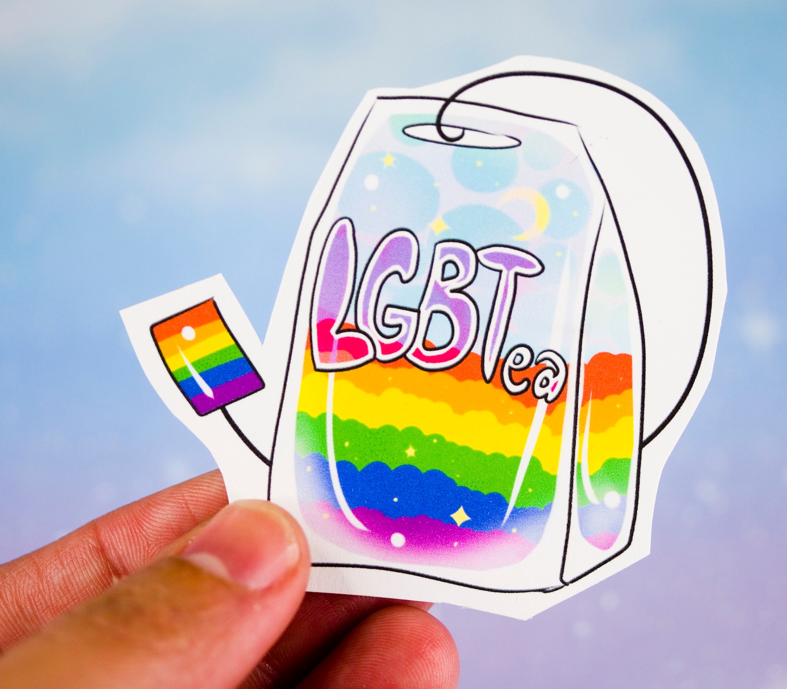 LGBT lgbtea Vinyl Gloss Sticker Set 1 - Etsy