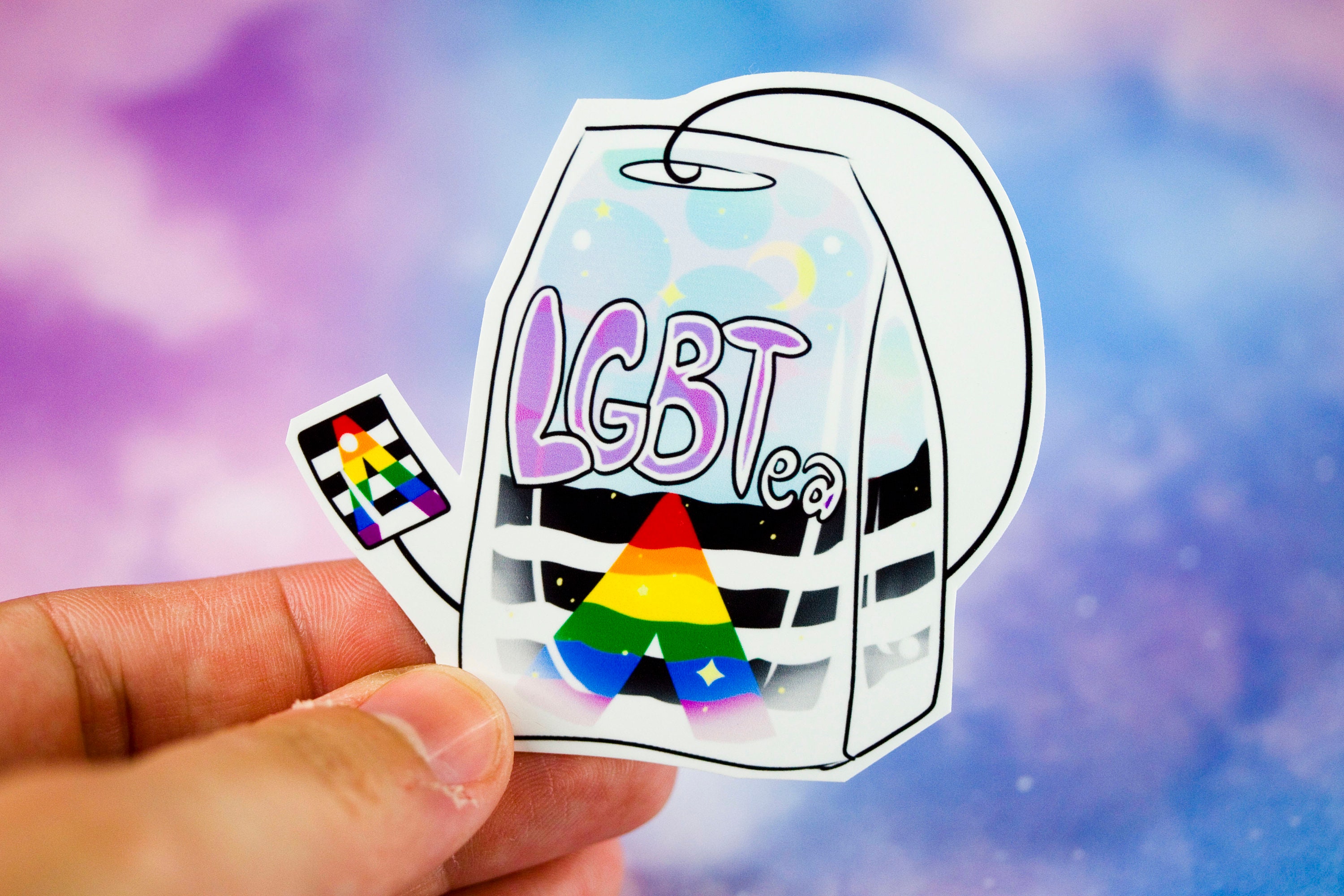 LGBT LGBTea Vinyl Gloss Sticker Set 3 | Etsy