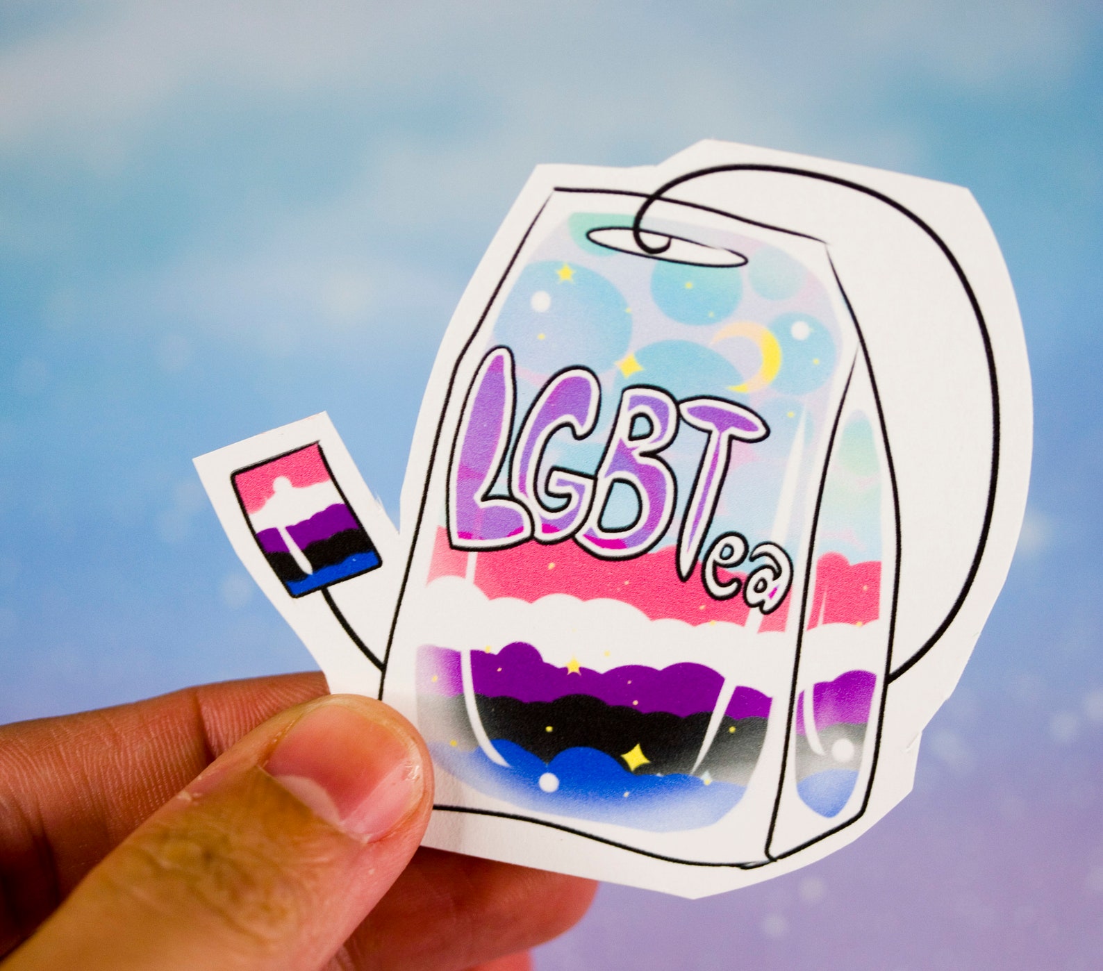 LGBT lgbtea Vinyl Gloss Sticker Set 2 | Etsy
