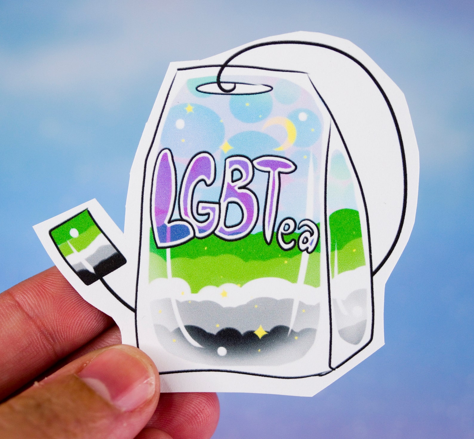 LGBT lgbtea Vinyl Gloss Sticker Set 2 | Etsy