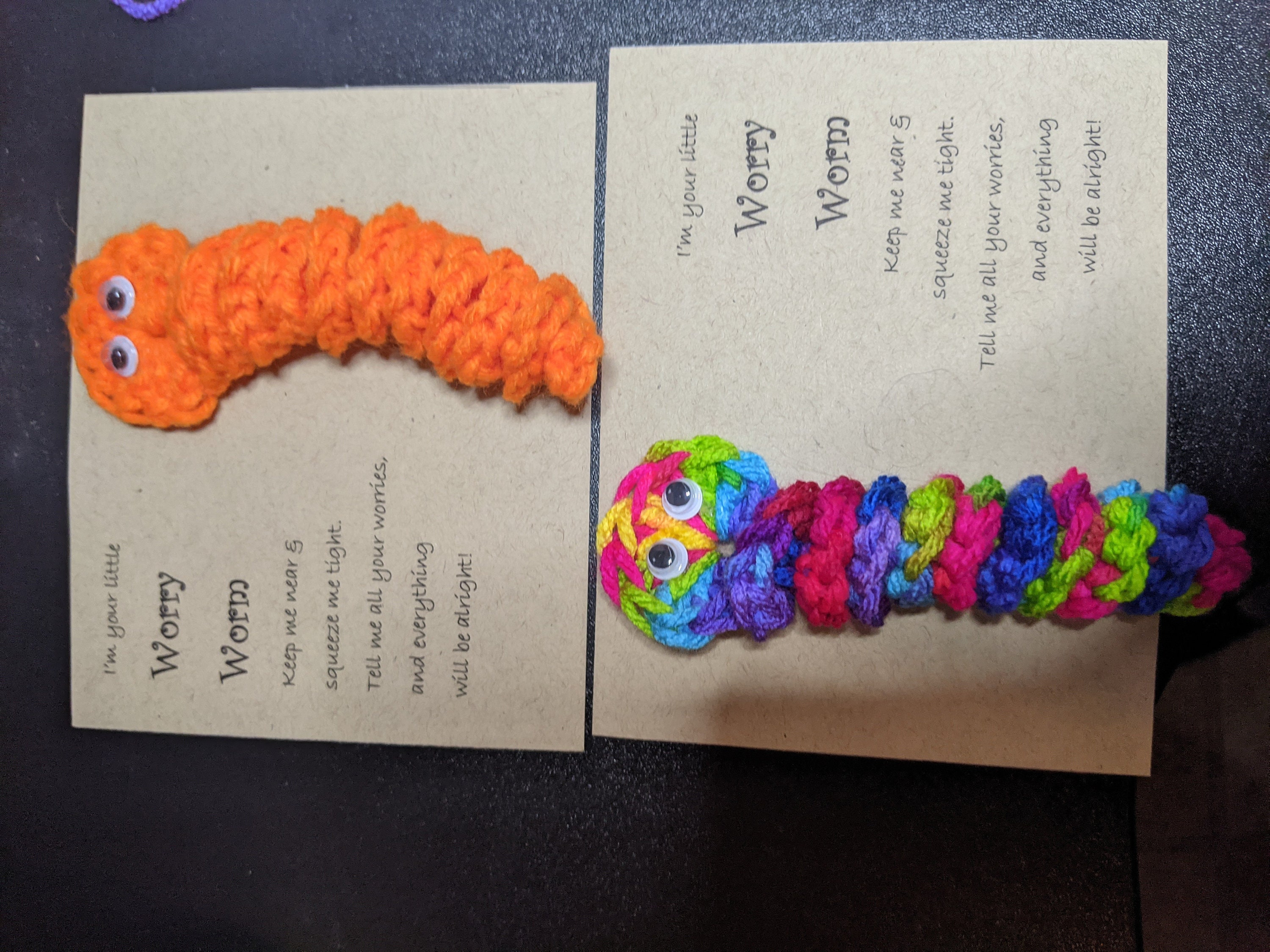 Worry Worm Crochet Fidget - Etsy