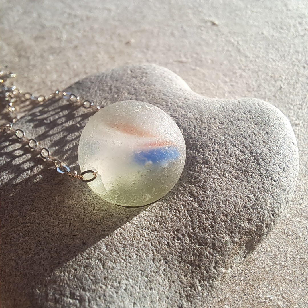 Pepsea Cola Sea Marble Necklace - Etsy