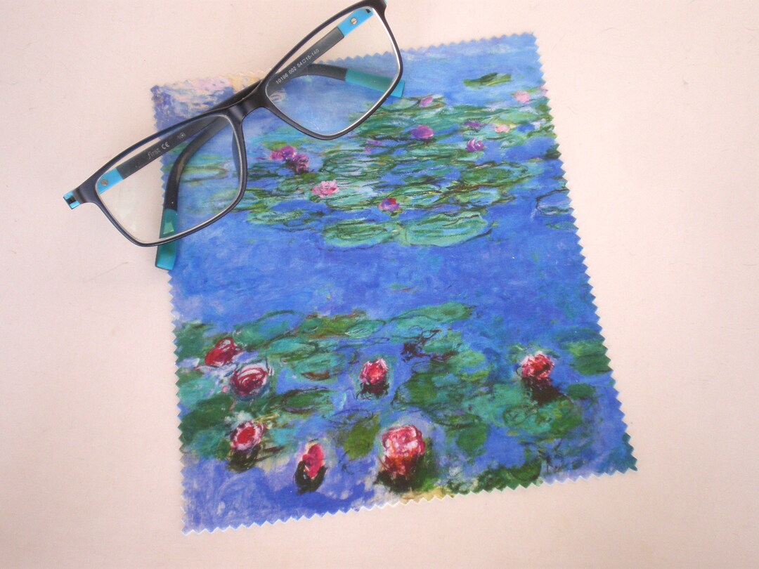 Glasses Cleaning Cloth, Claude Monet, Water Lilies, Glasses Cleaning ...