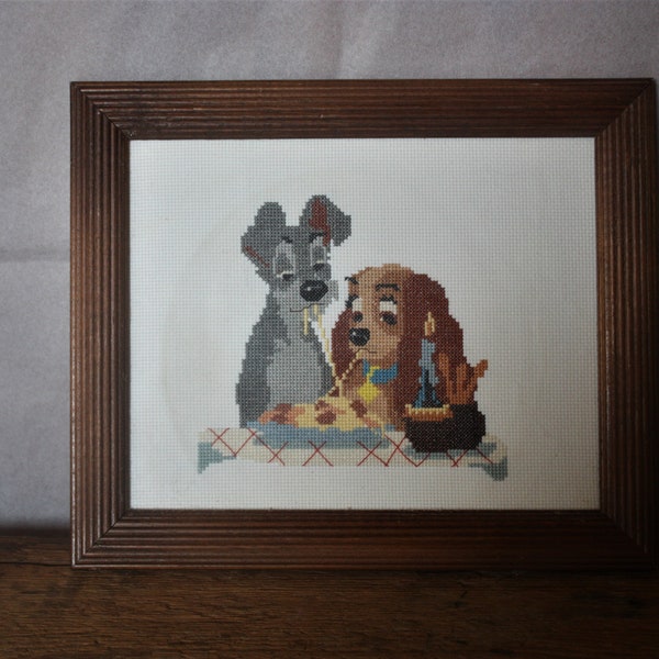 Lady and Tramp Cross Stitch - Etsy