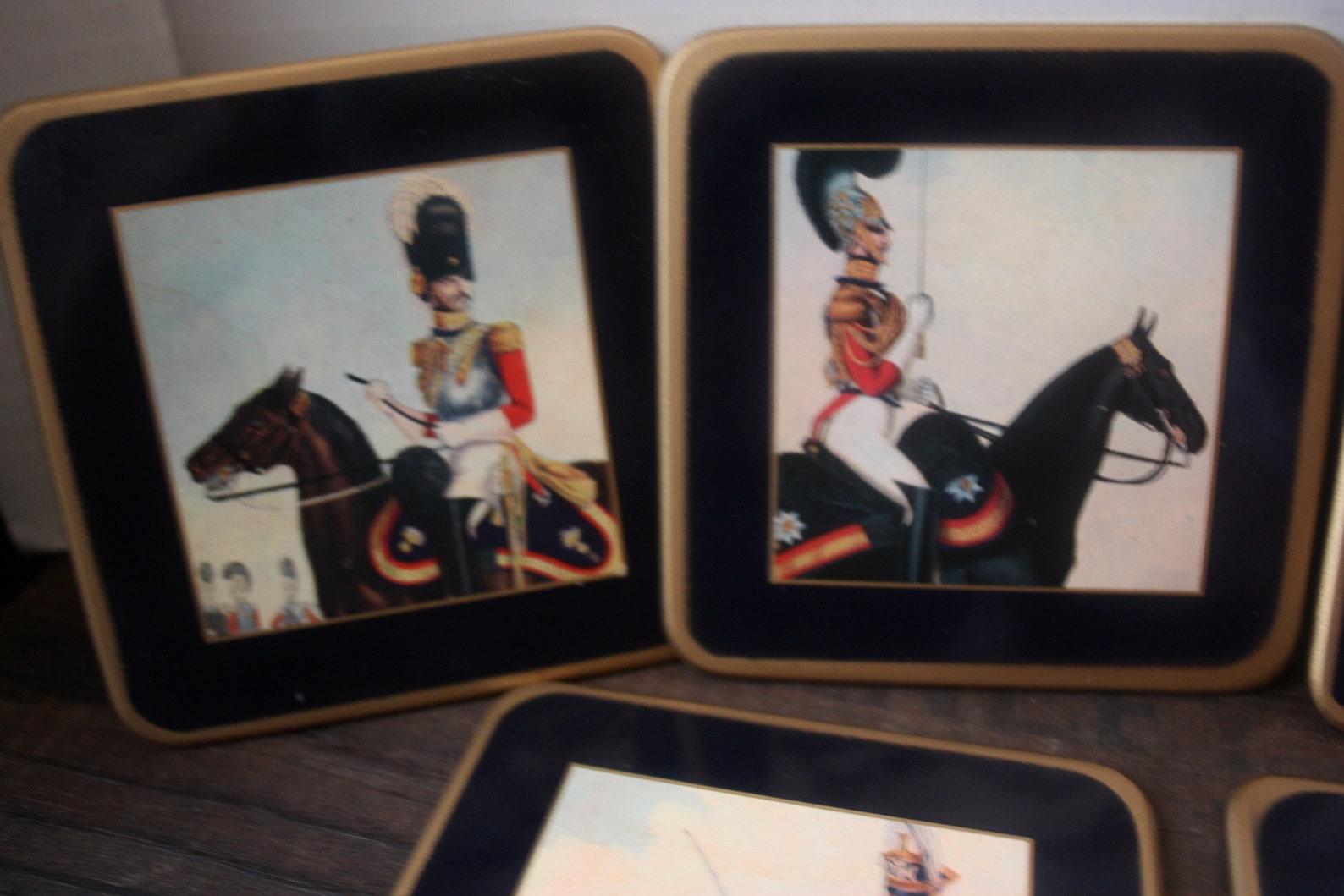 Vintage Set of Six Sheraton Mat Coasters Military Uniforms - Etsy